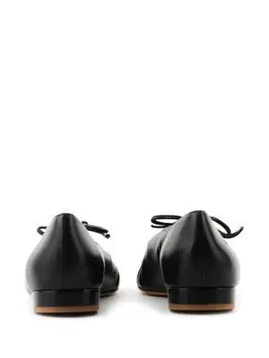 PAUL WARMER Elba Leather Ballerina Shoes