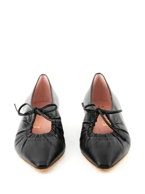 PAUL WARMER Elba Leather Ballerina Shoes