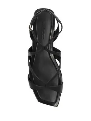 JIMMY CHOO Ayla Flat Sandals - Black
