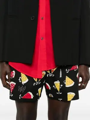 Junya Watanabe Cartoon-print Shorts