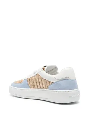 STUART WEITZMAN Courtside Panelled Sneakers - Blue