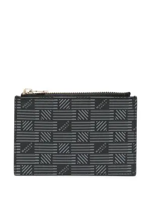 Moreau Logo-stamp Leather Wallet - Black