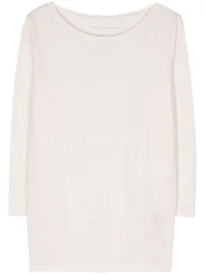 Majestic Filatures Slub-texture T-shirt - Neutrals