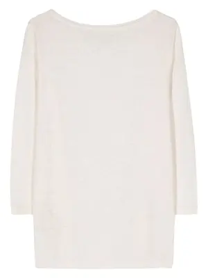Majestic Filatures Slub-texture T-shirt - Neutrals
