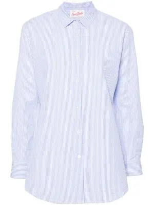 MC2 SAINT BARTH Brigitte Seersucker Shirt