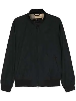 Barbour Royston High-neck Bomber Jacket - Black