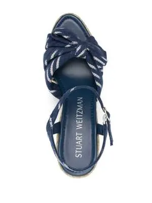 STUART WEITZMAN 80mm Sofia Wedge Espadrilles - Blue