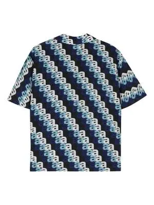 AWAKE NY Logo-print Tencel™ Shirt - Blue