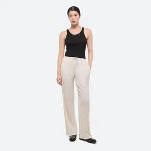 Helmut Lang Crushed Satin Trouser - Ivory