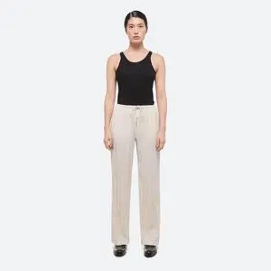 Helmut Lang Crushed Satin Trouser - Ivory