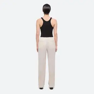 Helmut Lang Crushed Satin Trouser - Ivory