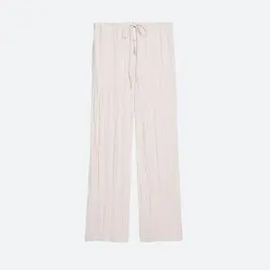 Helmut Lang Crushed Satin Trouser - Ivory