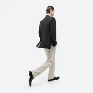 Helmut Lang Cotton Fleece Seatbelt Jogger - Ivory