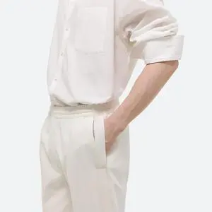 Helmut Lang Cotton Fleece Seatbelt Jogger - Ivory