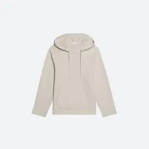 Helmut Lang Cotton Fleece Relaxed Fit Hoodie - Sand