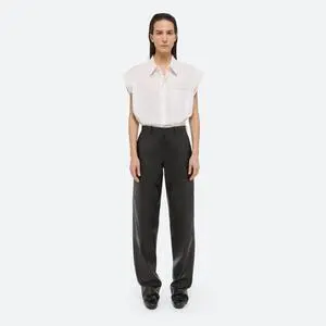 Helmut Lang Nappa Leather Relaxed Carpenter Pants
