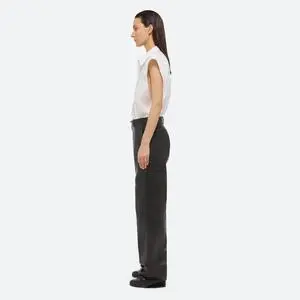 Helmut Lang Nappa Leather Relaxed Carpenter Pants