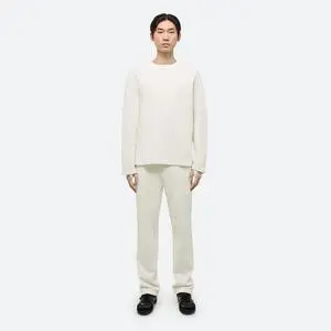 Helmut Lang Cotton Fleece Crewneck Sweatshirt - One-color