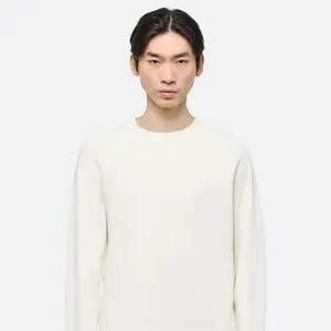 Helmut Lang Cotton Fleece Crewneck Sweatshirt - One-color