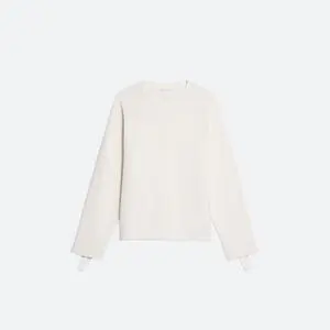 Helmut Lang Cotton Fleece Crewneck Sweatshirt - One-color