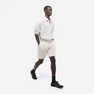 Helmut Lang Cotton Fleece Seatbelt Shorts