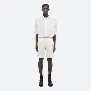 Helmut Lang Cotton Fleece Seatbelt Shorts