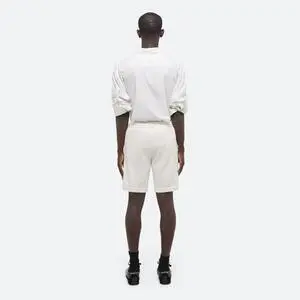 Helmut Lang Cotton Fleece Seatbelt Shorts