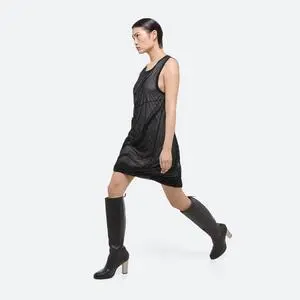 Helmut Lang Jersey Bubble Dress - Black