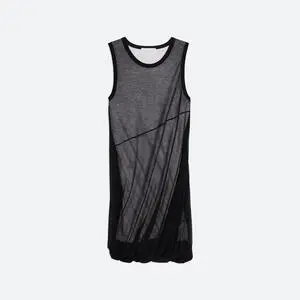 Helmut Lang Jersey Bubble Dress - Black