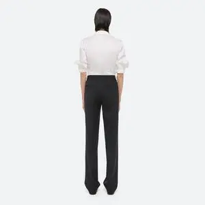Helmut Lang Virgin Wool Car Trousers - Black
