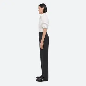 Helmut Lang Virgin Wool Car Trousers - Black