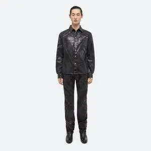 Helmut Lang Foiled Denim Shirt Jacket