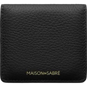 MAISON DE SABRE Leather Compact Mirror - Rouge Noir