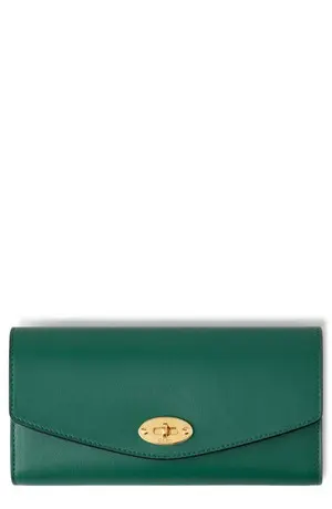 Mulberry Darley Leather Wallet Malachite