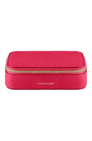 MAISON DE SABRE Leather Jewellery Case - Shibuya Fuchsia