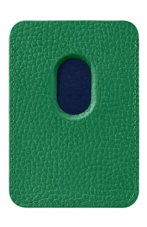 MAISON DE SABRE Leather Magsafe Wallet - Emerald Green