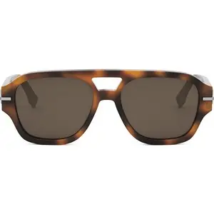 Fendi Fendi Graphy Sunglasses Blonde Havana/brown