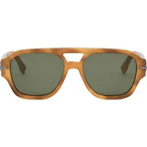 Fendi Fendi Graphy Sunglasses Havana/green