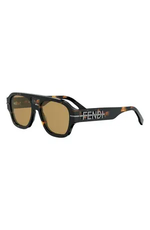 Fendi Graphy Sunglasses - Havana/other/roviex
