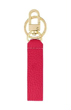 MAISON DE SABRE Upcycled Leather Keychain Shibuya Fuchsia