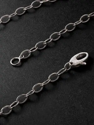 Ileana Makri White Gold And Diamond Necklace