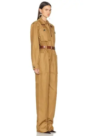 Saint Laurent Long Sleeve Jumpsuit
