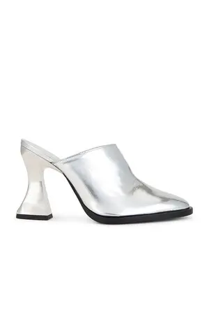 Silver Tone Mules Clogs For Women