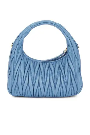 Miu Miu Raffia Hobo Bag With Logo Detail - Onda