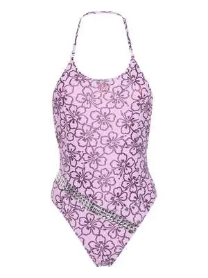 CORMIO CORMIO Fabiana Belted Swimsuit Purple