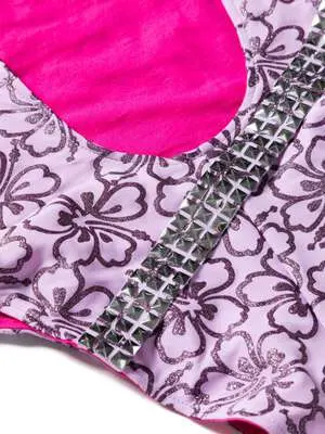CORMIO Fabiana Belted Swimsuit - Purple