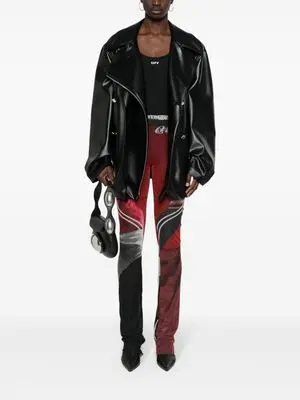 Ottolinger Sheer Mesh Printed Leggings