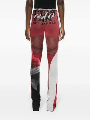 Ottolinger Sheer Mesh Printed Leggings
