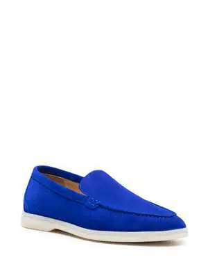 SCAROSSO Ludovica Suede Loafers - Blue