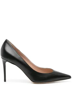 SCAROSSO Greta 90mm Leather Pumps